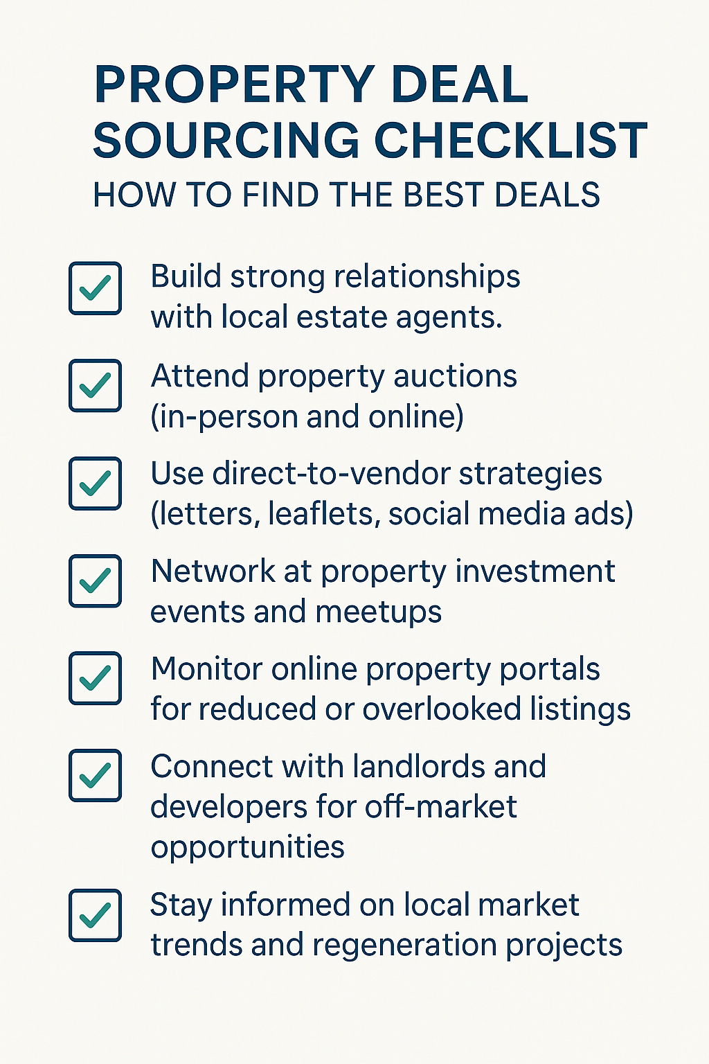 A Beginner's Guide to Property Deal Sourcing | RCCIL